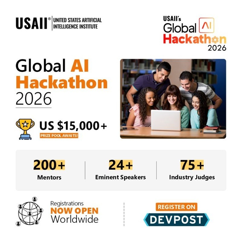 USAII® Global AI Hackathon 2026 registrations are open on Devpost